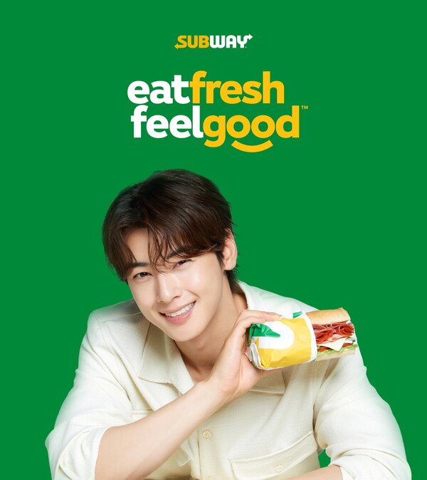 써브웨이, 차은우와 함께 'Eat Fresh, Feel Good' 캠페인 전개